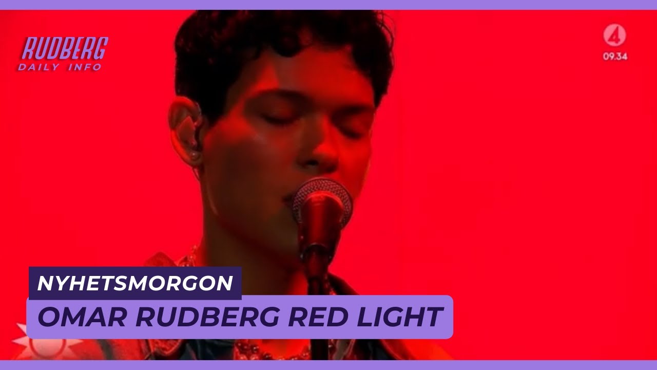 Omar Rudberg | Red Light Live at Nyhetsmorgon - YouTube