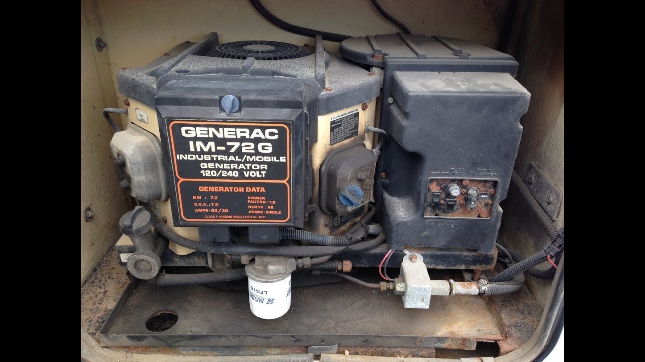 1623 Generac IM 72G 7200 watt 120 240V Generator runs great! SOLD SEE ...