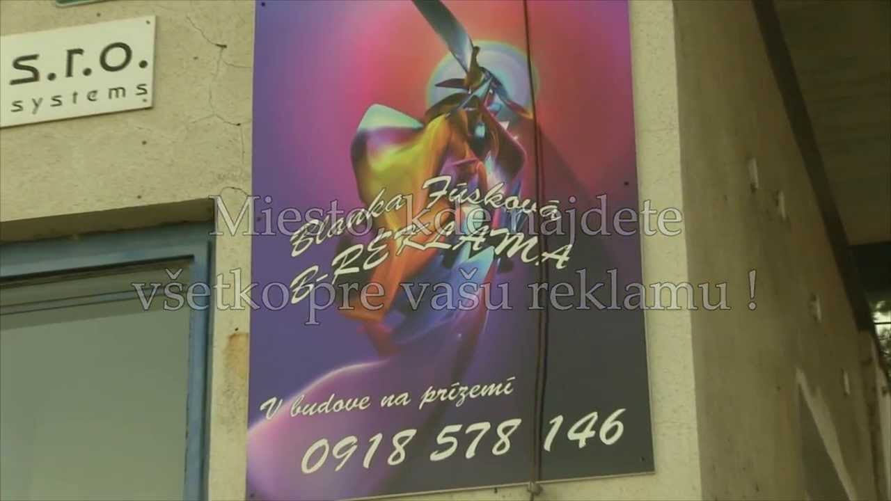 B-reklama Ilava - Všetko pre reklamu ! - YouTube