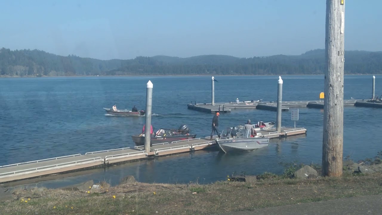Alsea Bay. Waldport Oregon. - YouTube