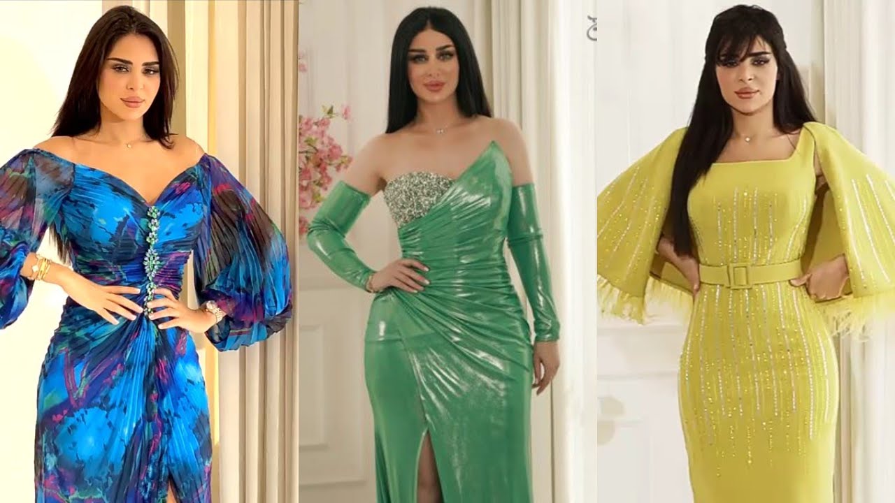فساتين سهرة طويلة تصاميم بالوان جذابة للمناسبات الخاصة Dresses for ...