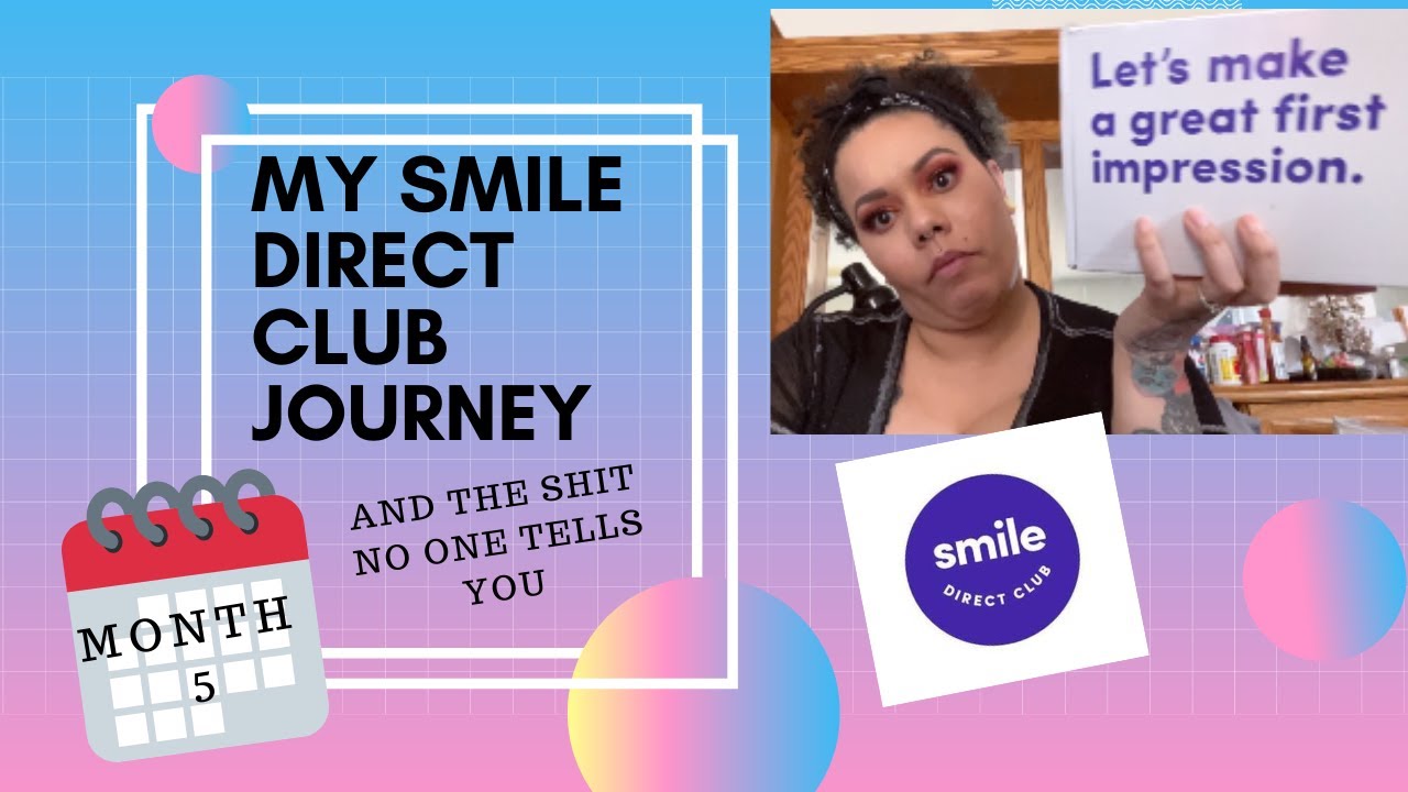 MY SMILE DIRECT CLUB JOURNEY MONTH 5 | Invisible Aligners | Overbite ...