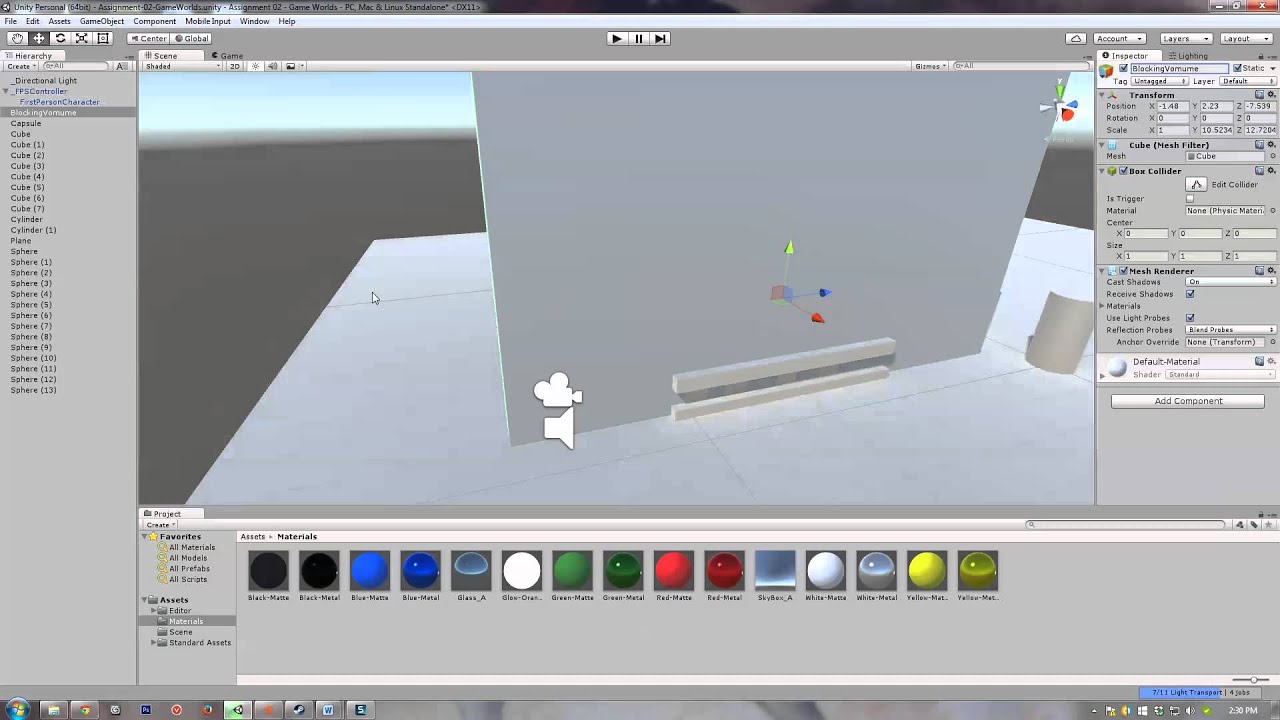 GameWorlds 02 - Blocking Volumes - YouTube