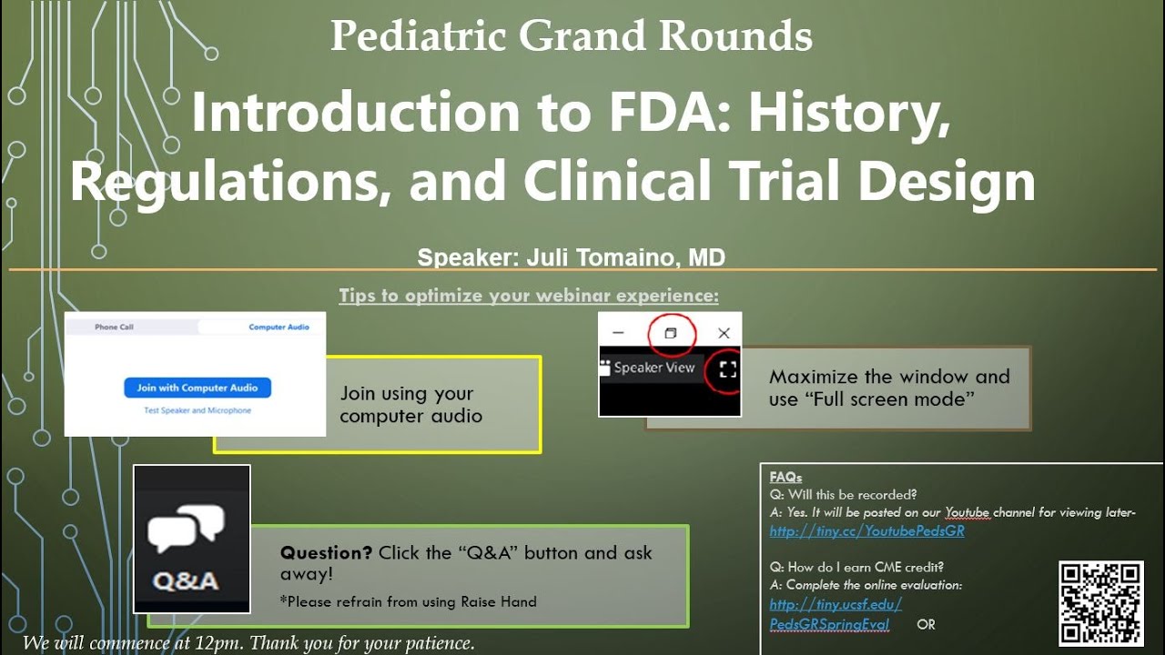 June 17, 2021- Introduction to FDA: History, Regulations, and Clinical ...