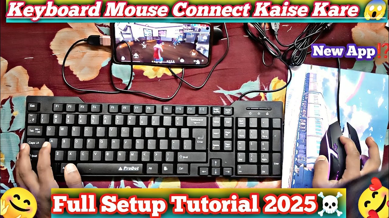 How to play Free Fire 😱 With Keyboard mouse in mobile | Mix pro Full ...
