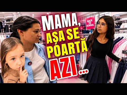 🏫 Partea 3🤦 MAMA și SORA îmi aleg HAINE de școală BACK TO SCHOOL Outfit Ciao Patricia vlog copii
