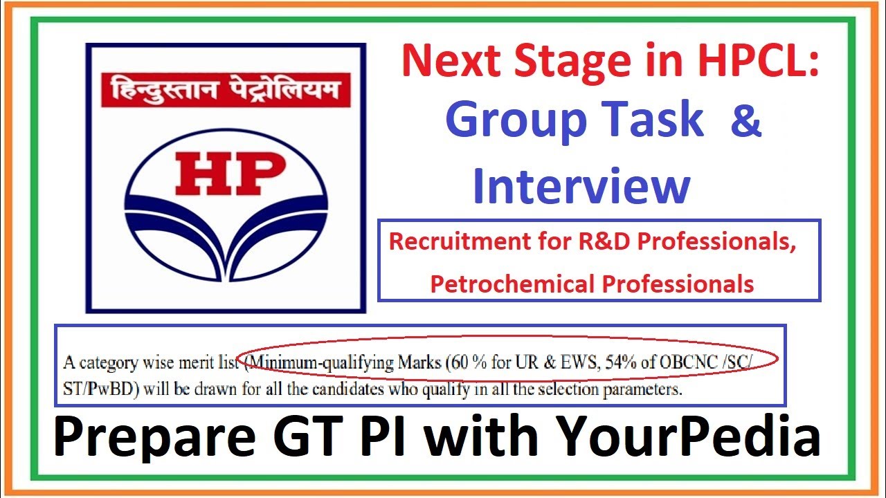 Recruitment in HPCL for R & D and Petrochemical branch | Prepare Group ...
