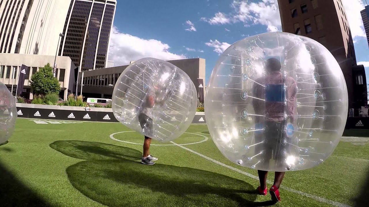 MicroJib | Bump Soccer (Bubble Soccer) - YouTube
