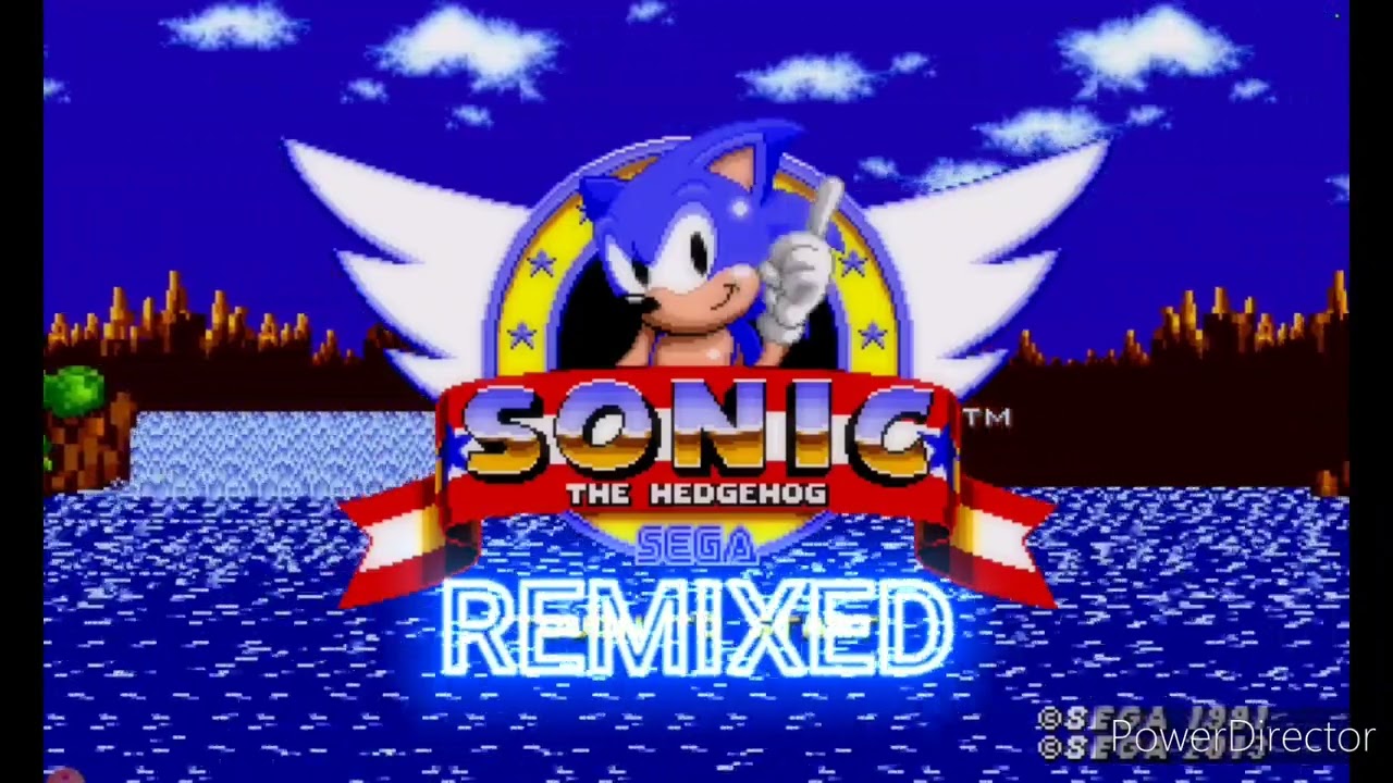 Sonic 1 title screen REMIXED - YouTube