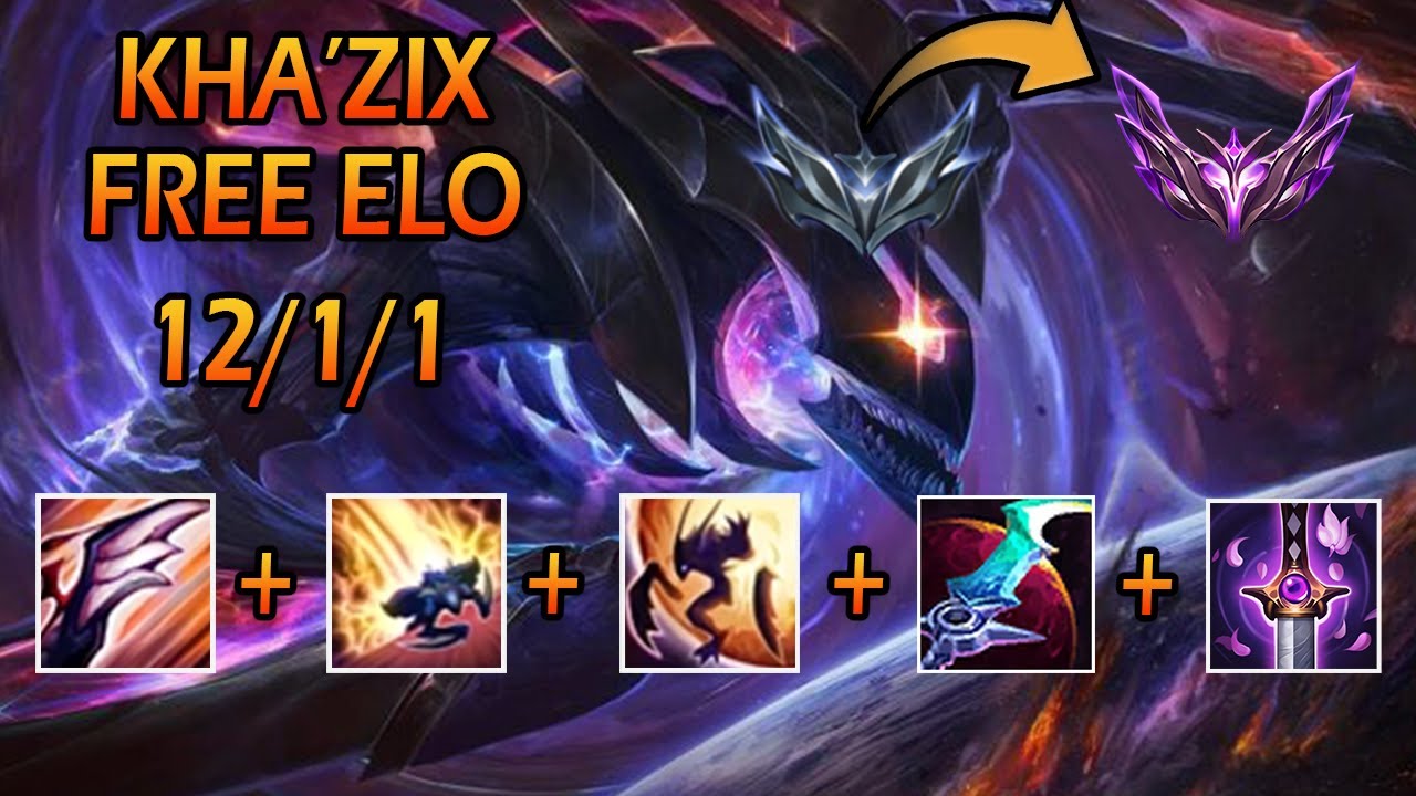 BIEN CARRY AVEC KHA'ZIX JUNGLE 💎🏆(RUNES/BUILD) LEAGUE OF LEGENDS - YouTube
