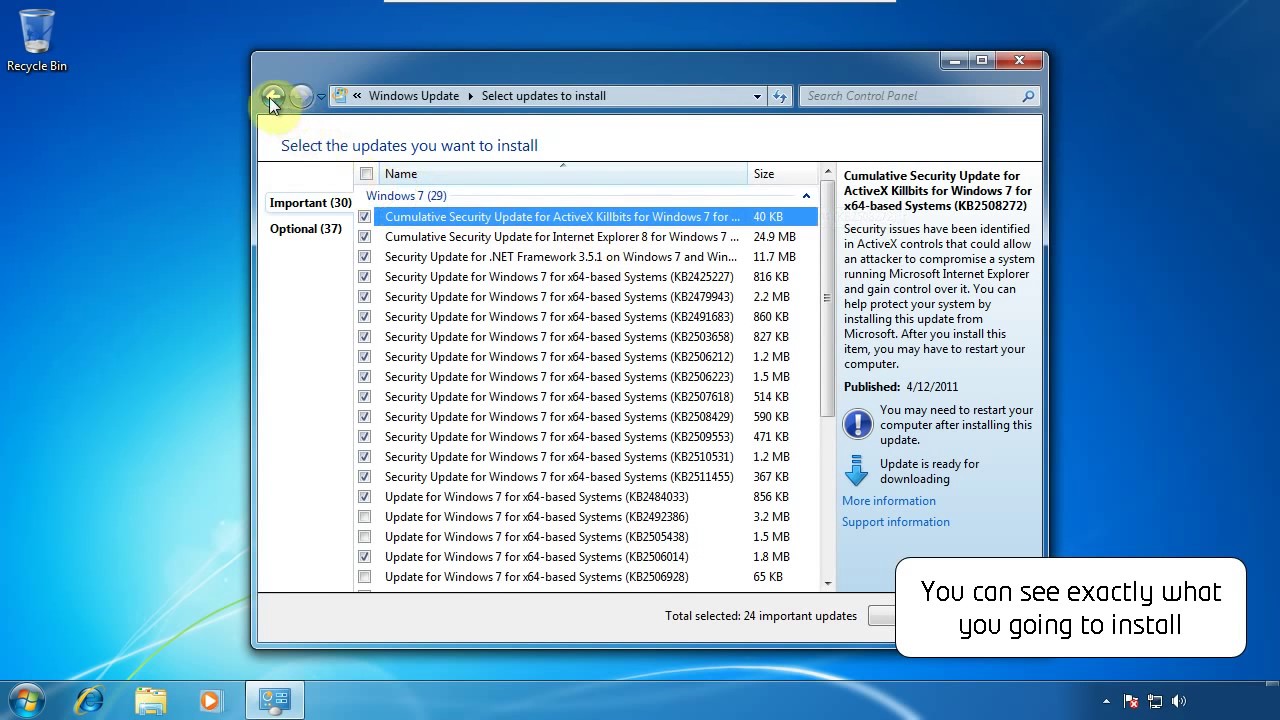 How to install Updates in Windows 7 Ultimate (23 July 2017) - YouTube