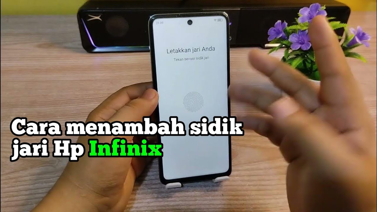 Cara menambah sidik jari di Hp Infinix - YouTube
