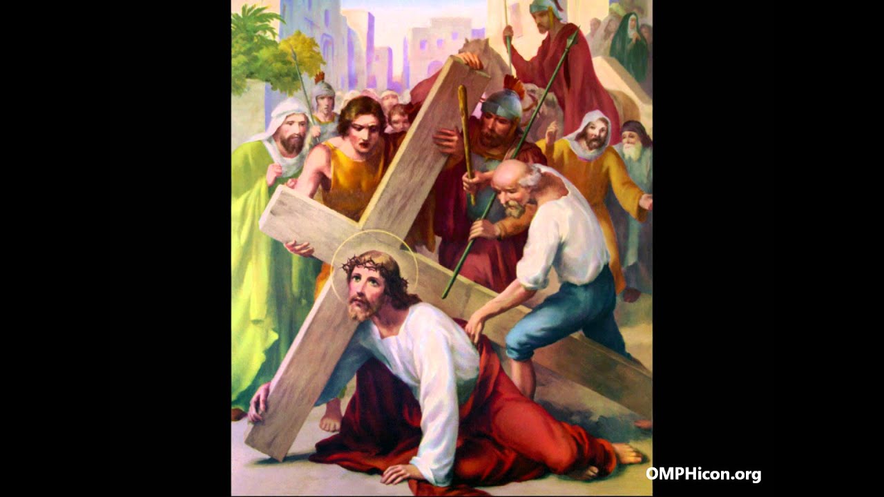The Third Station: Jesus Falls the First Time - YouTube
