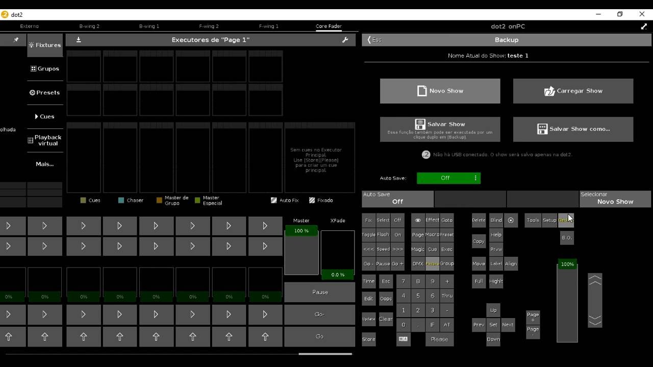MA Dot2 OnPC - Criar novo show - YouTube