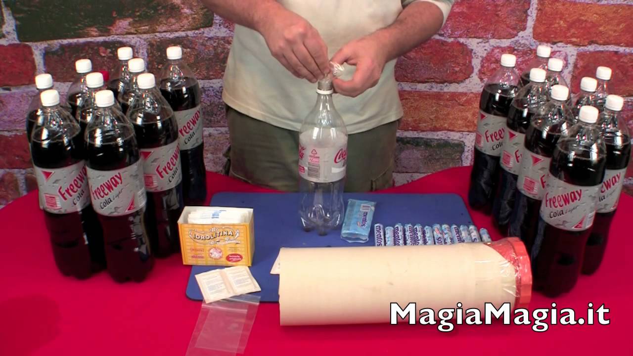 Bazuka coca cola e mentos hd bomb explosion cocacola - YouTube