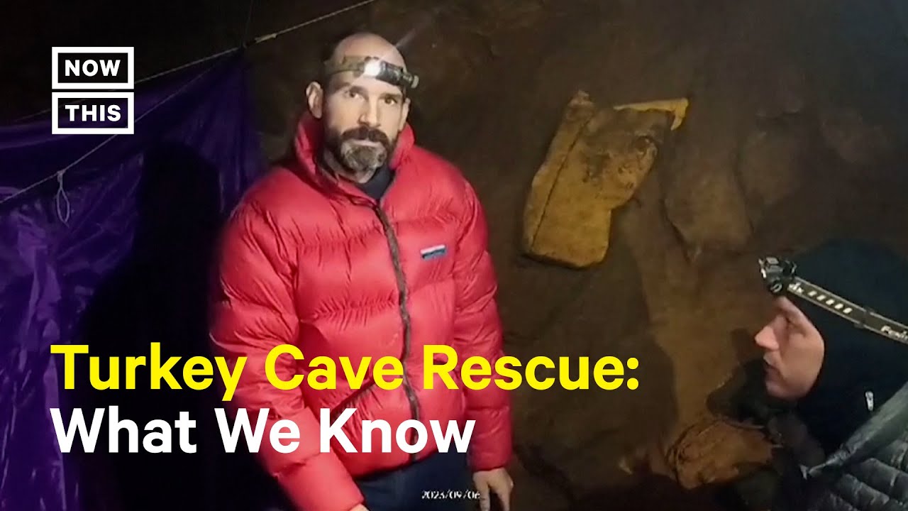 Rescuers Race to Save Man From Cave in Turkey - YouTube