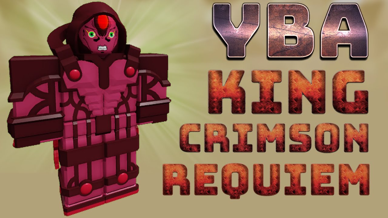 [YBA]ОБЗОР И ТАКТИКА КИНГ КРИМСОН РЕКВИЕМ (Your Bizarre Adventure ...