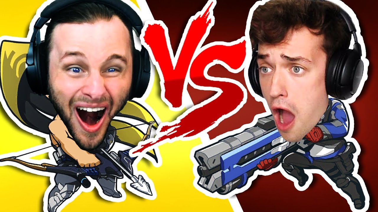 Ssundee vs Crainer! 1v1 in Overwatch! - YouTube