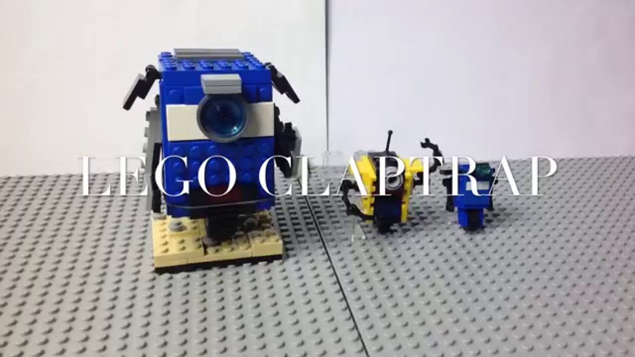 how to build Lego CL4P-TP (claptrap) 3 sized - YouTube