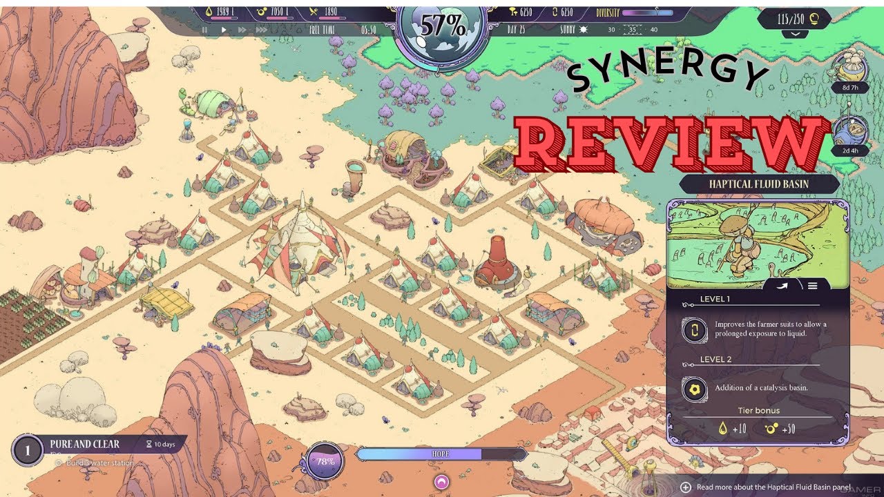 Synergy Game Review A Unique City Building Experience - YouTube
