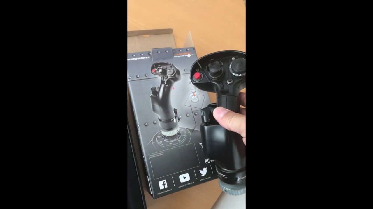 Unboxing HOTAS F/A-18C Thrustmaster - YouTube