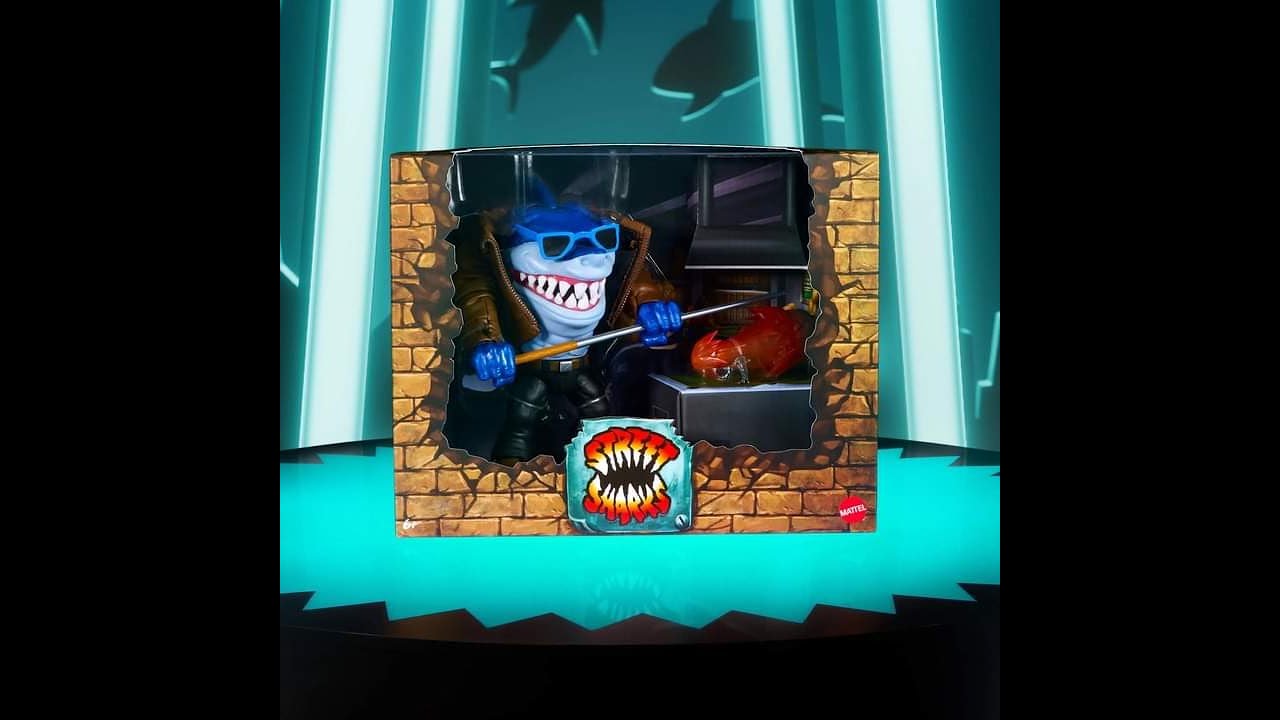 Exclusive SDCC'24 Street Sharks Ripster "A Shark Among Us" Pool Hall ...