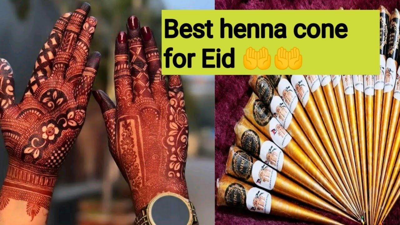 Best mehndi cone for eid - YouTube