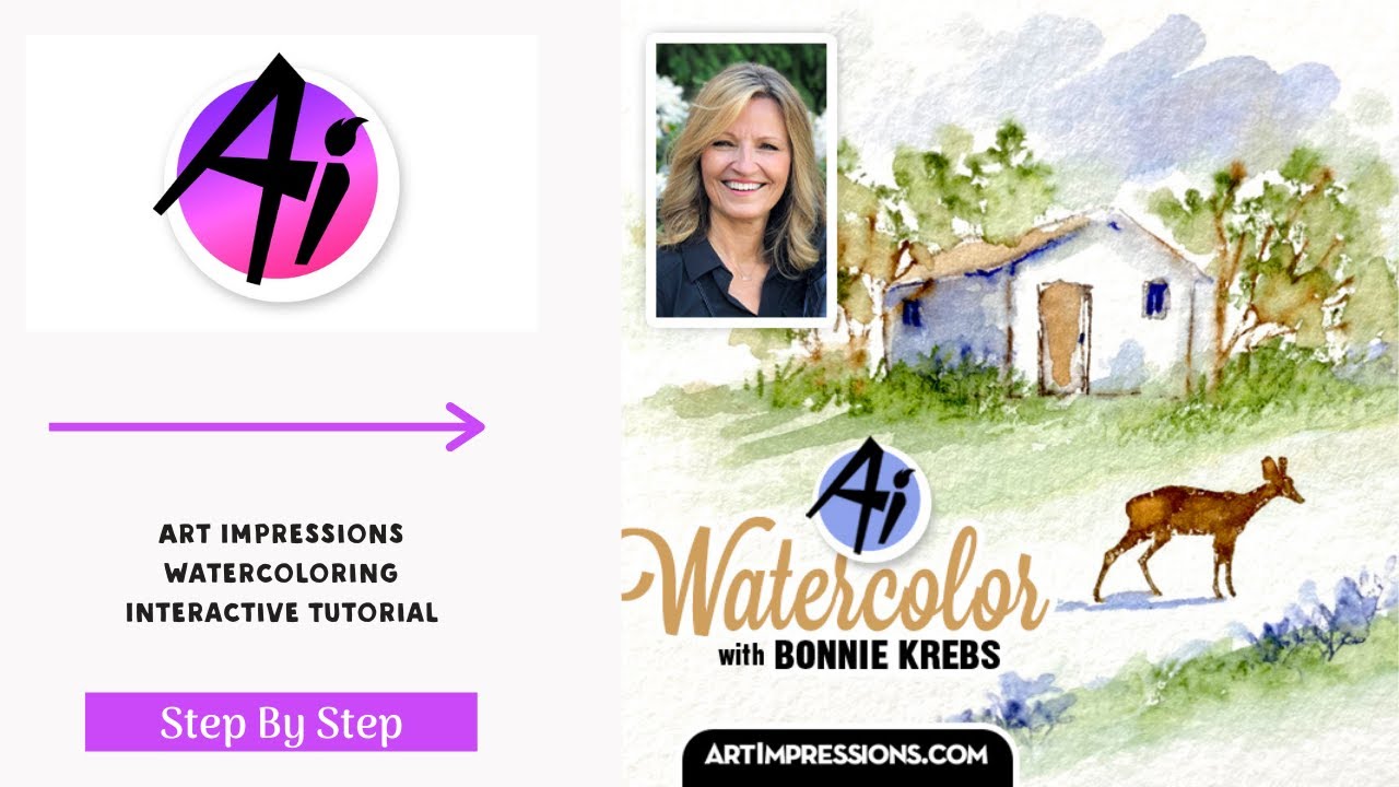 Art Impressions Watercoloring Interactive Tutorial - YouTube
