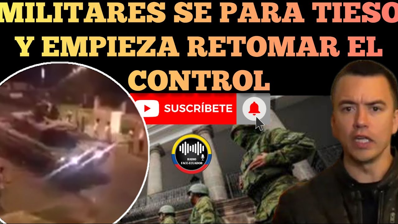 MILITARES SE PARA TIESO Y EMPIEZAN A RETOMAR EL CONTROL EN LAS CALLES ...
