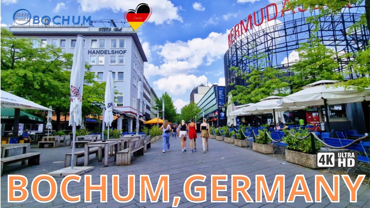 Bochum city Germany, walking tour in the Bochum city Deutschland. - YouTube