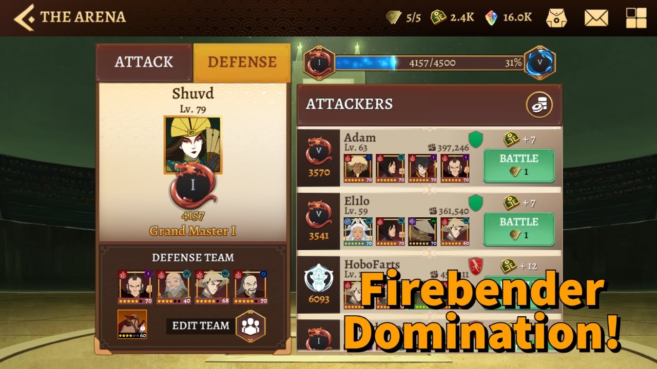 ZUKO TOPS ARENA - Avatar Generations - YouTube