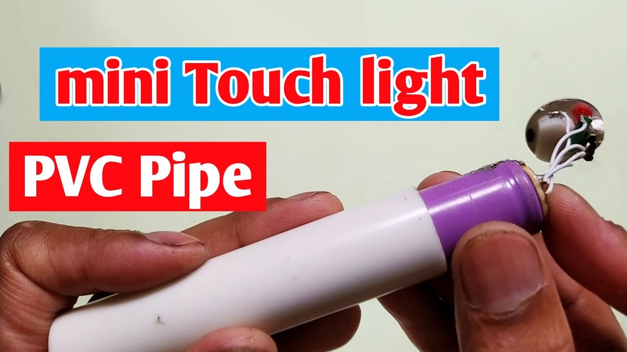 mini torch light with PVC Pipe DIY project স্মার্ট টর্চ লাইট তৈরি করুন ...