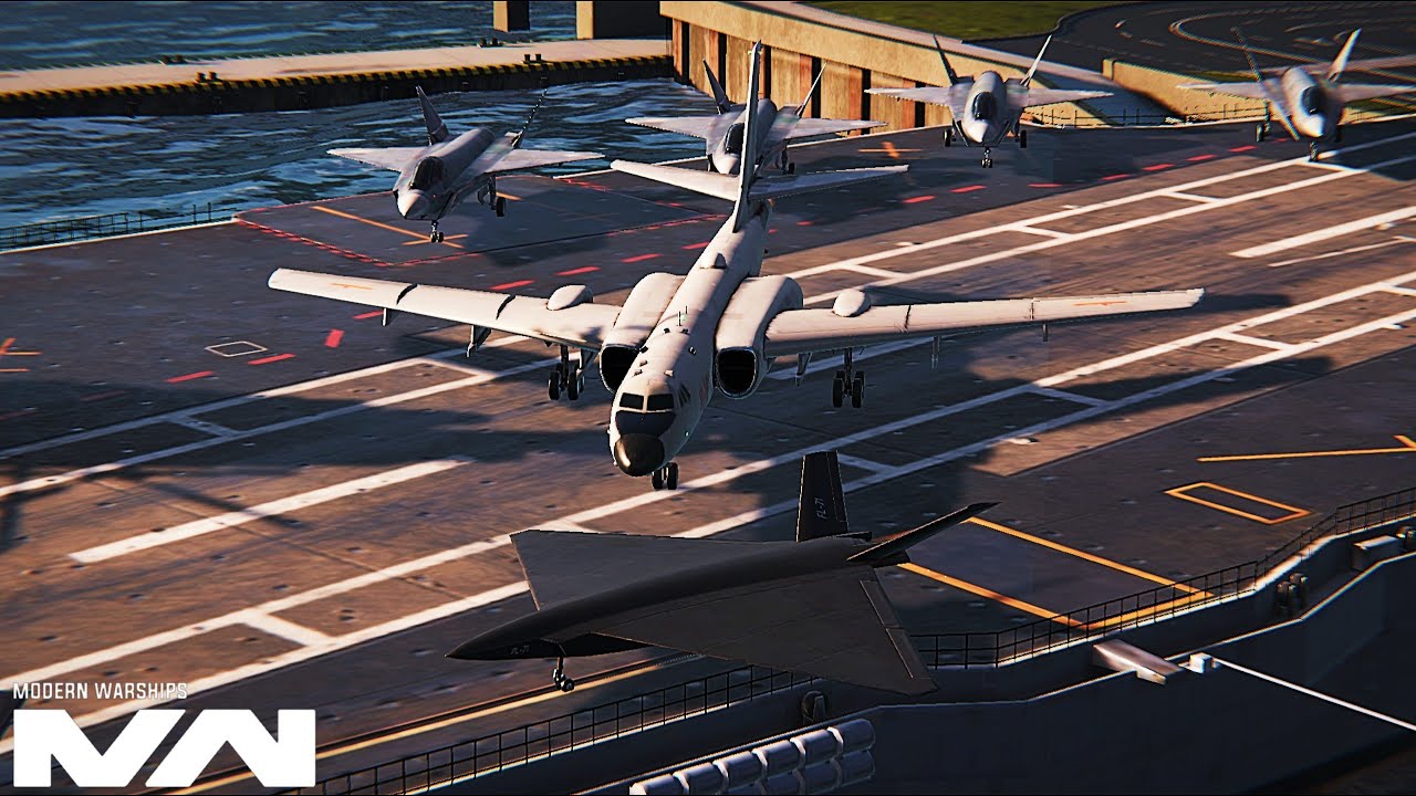 FL-71 & H-6N - Ace Combat Control Modern Warships Online Gameplay - YouTube