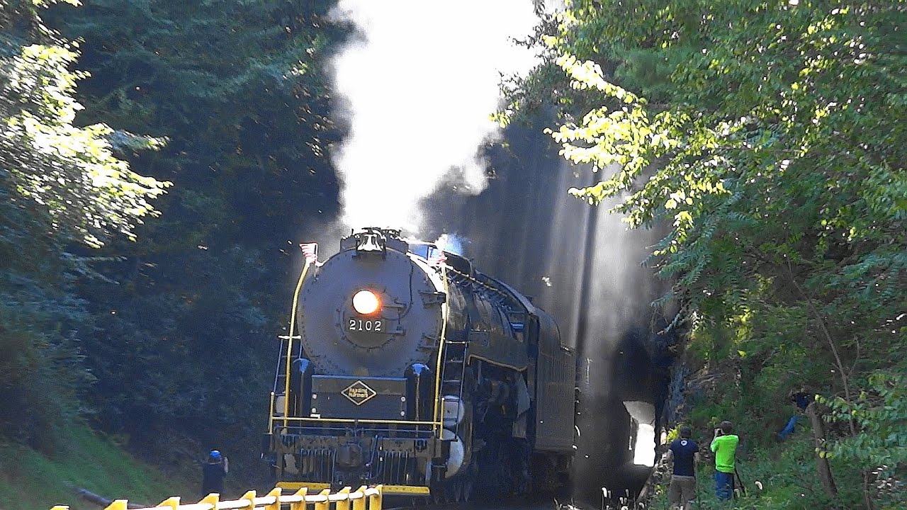 Rare! 🚂🚂 Double Header Steam on the Iron Horse Rambles Train! #2102 ...