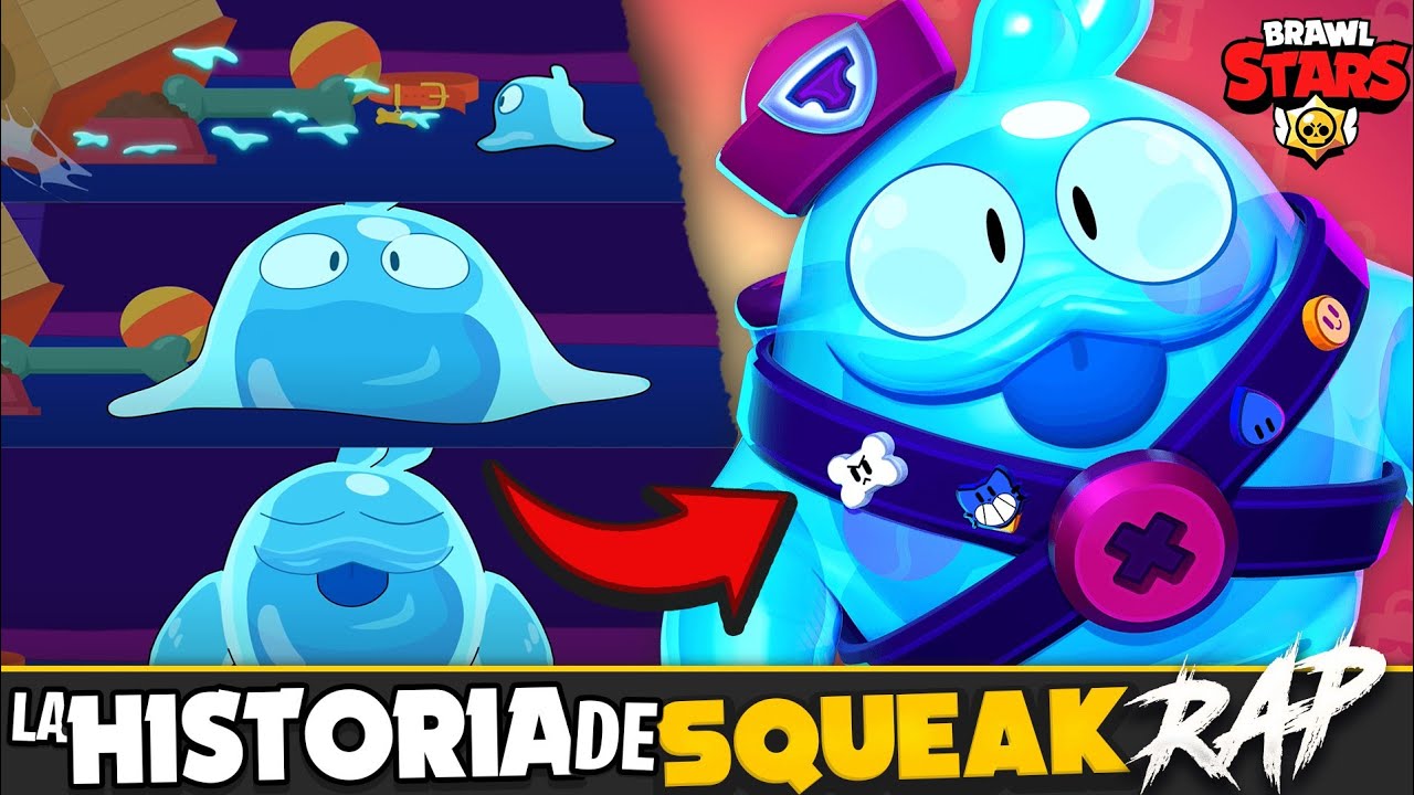 Rap de Brawl stars Animation 😮 El ORIGEN DE SQUEAK 😮 AleROFL - YouTube