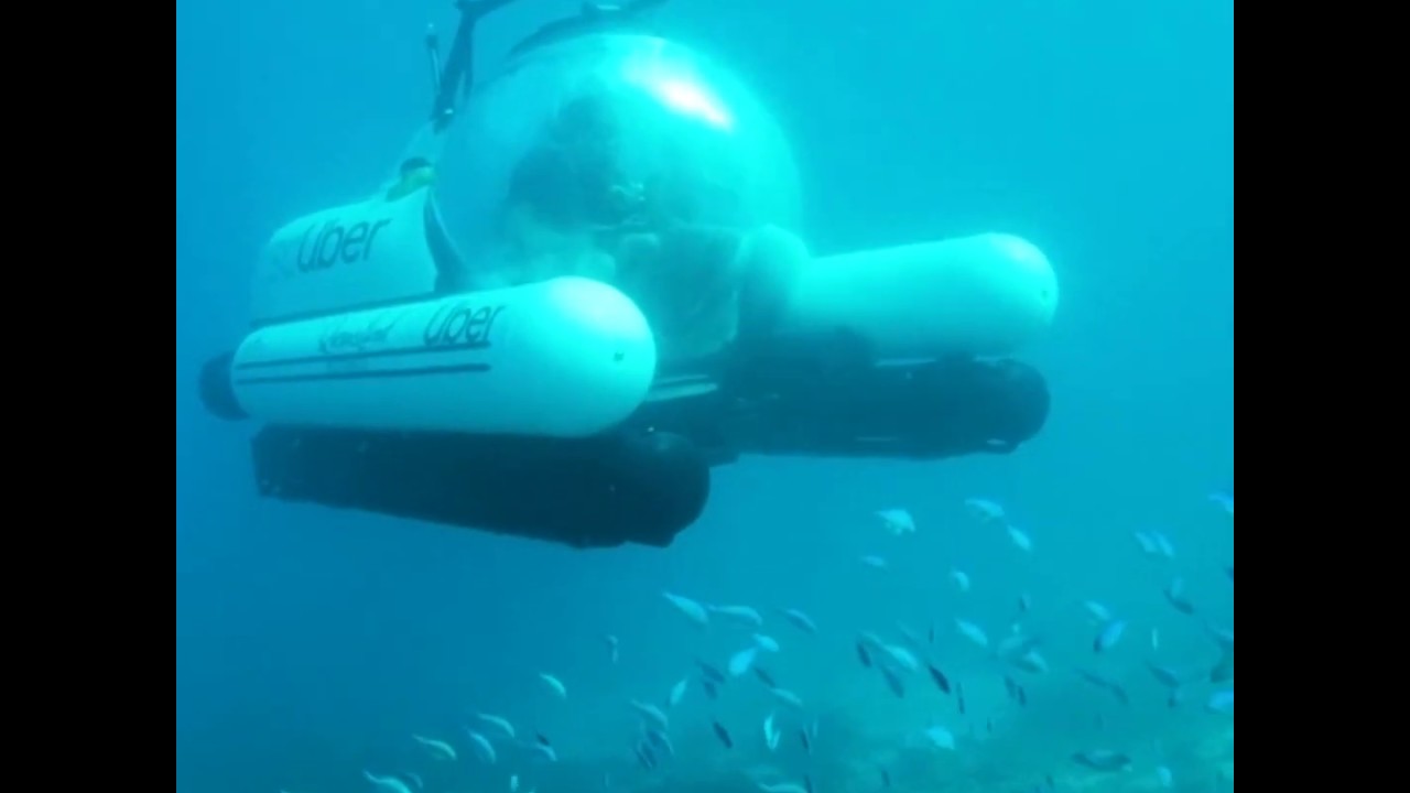 Uber launches submarine service to Great Barrier Reef | ABC News - YouTube