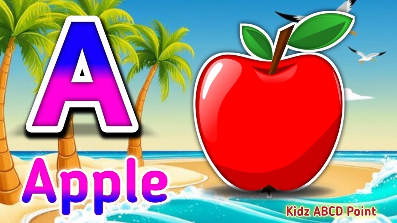 A to Z Phonics Sounds for 2 Years Old | ABC Song | 123 Numbers Song ...