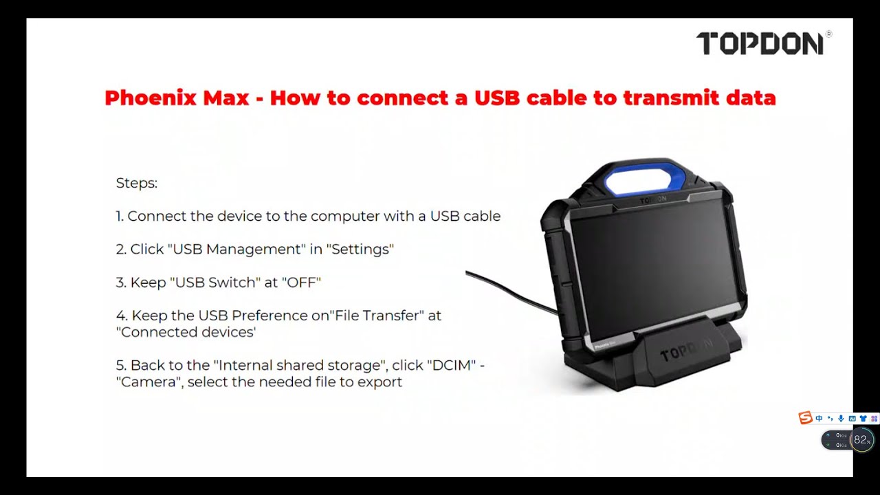 Phoenix Max - How to Connect a USB Cable to Transmit Data - YouTube