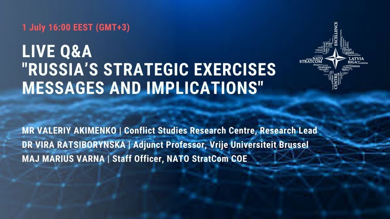 Russia’s Strategic Exercises: messages and implications - YouTube