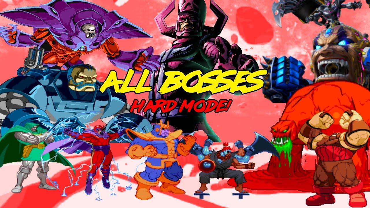 Marvel vs Capcom : All Boss Fights Evolution 1994 - 2017 !! HARDEST ...