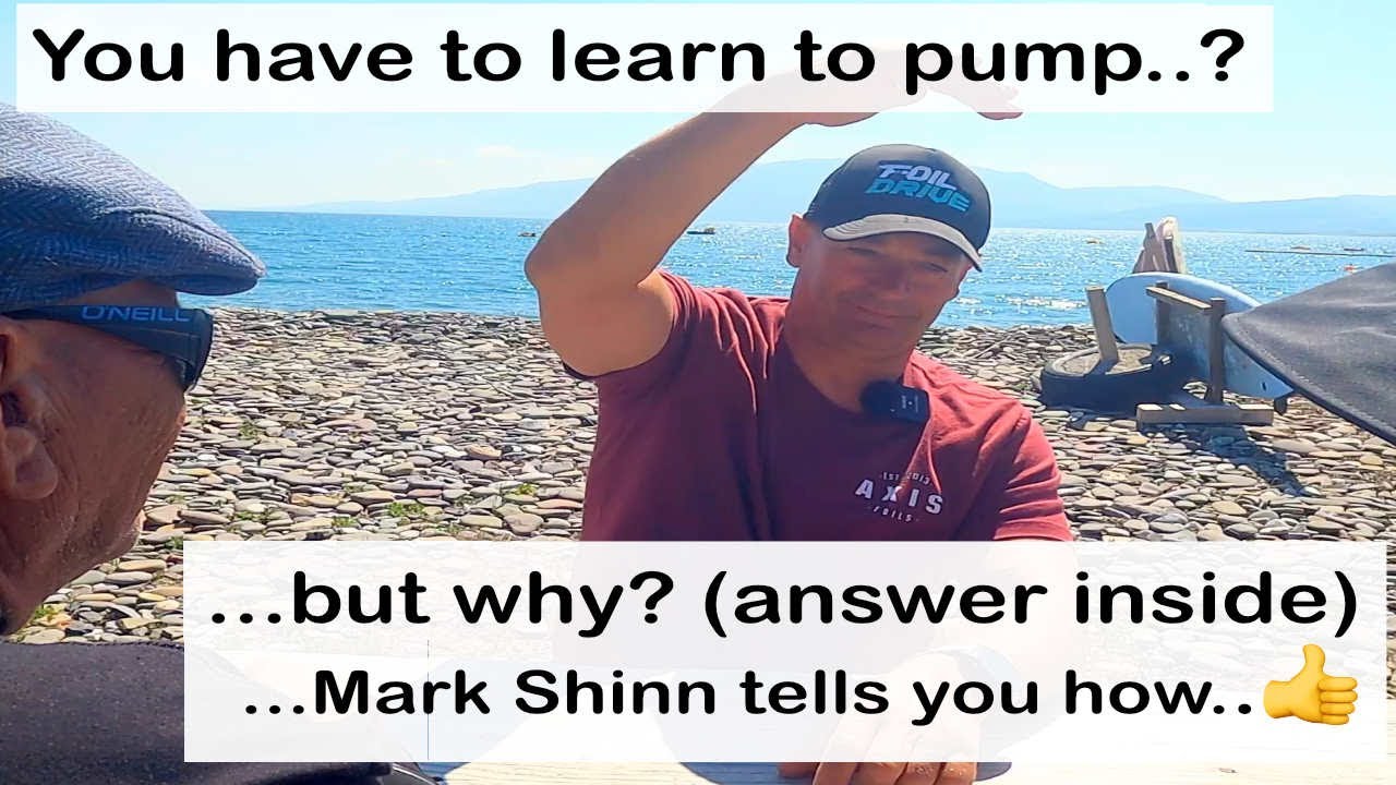 You need to learn to pump - all good foilers can - here's why & how. Mr ...
