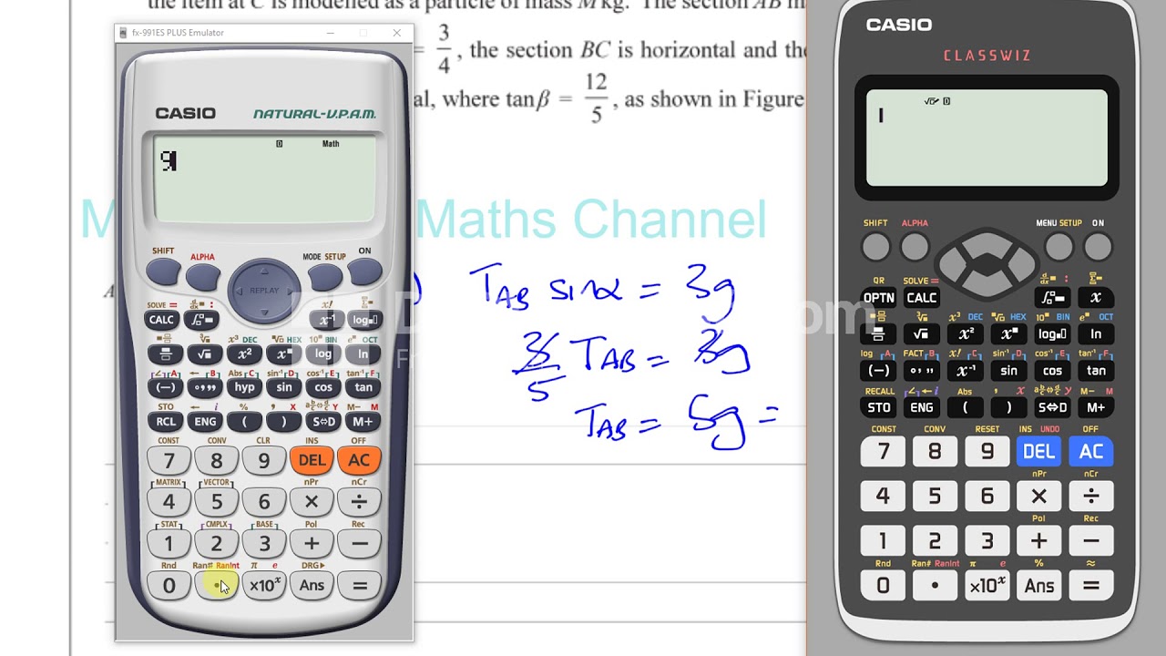 EDEXCEL M1 IAL JUN 2018 Q7 Statics - YouTube