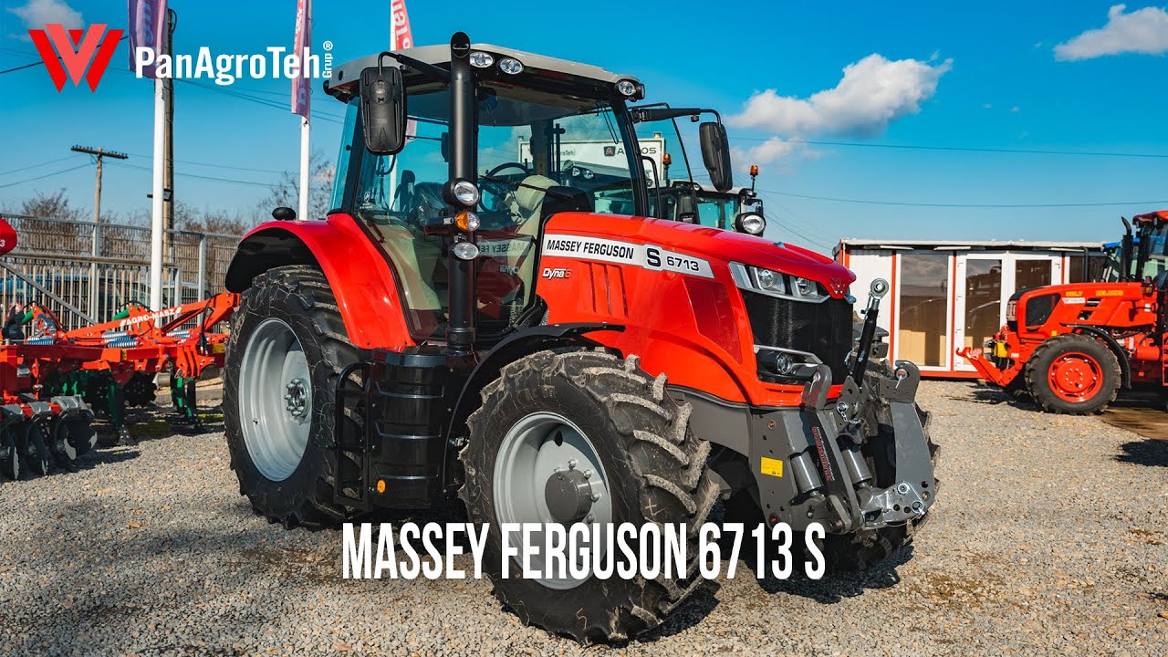 Prezentare Tractor MASSEY FERGUSON 6713 S ( seria 6700s ) - YouTube