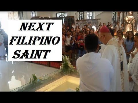 TOMB OF MSGR. TEOFILO CAMOMOT, THE NEXT FILIPINO SAINT - YouTube