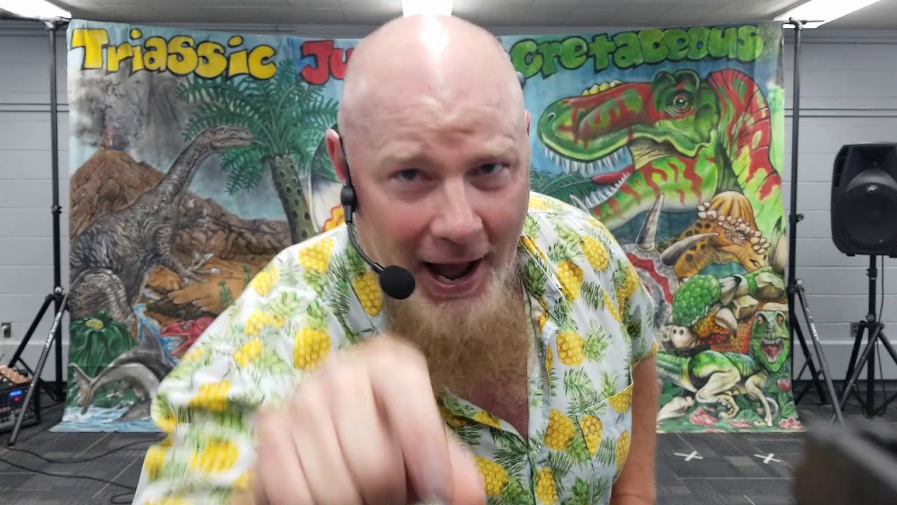 Chris Rowlands with the Dinosaurs @Tipp City Public Library - YouTube