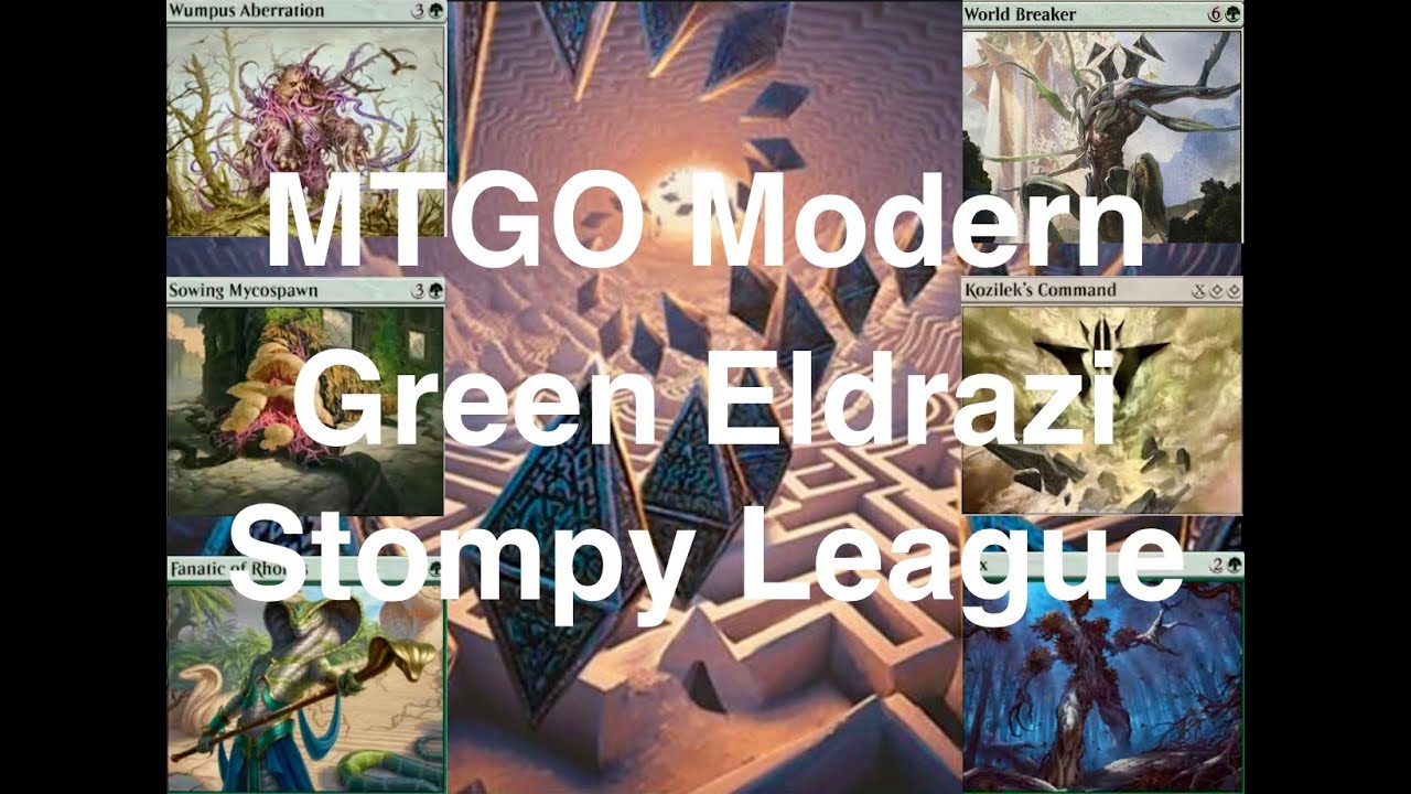 Modern Eldrazi Stompy - Spike's Mono Green Eldrazi Stompy - YouTube