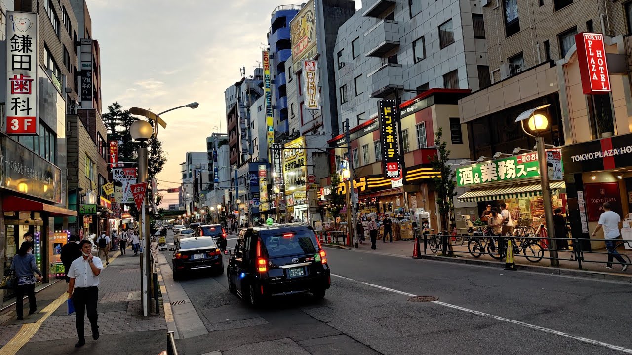 Walking in Tokyo - Shin-Okubo aka "Koreatown" - 4K 60 FPS Binaural ...