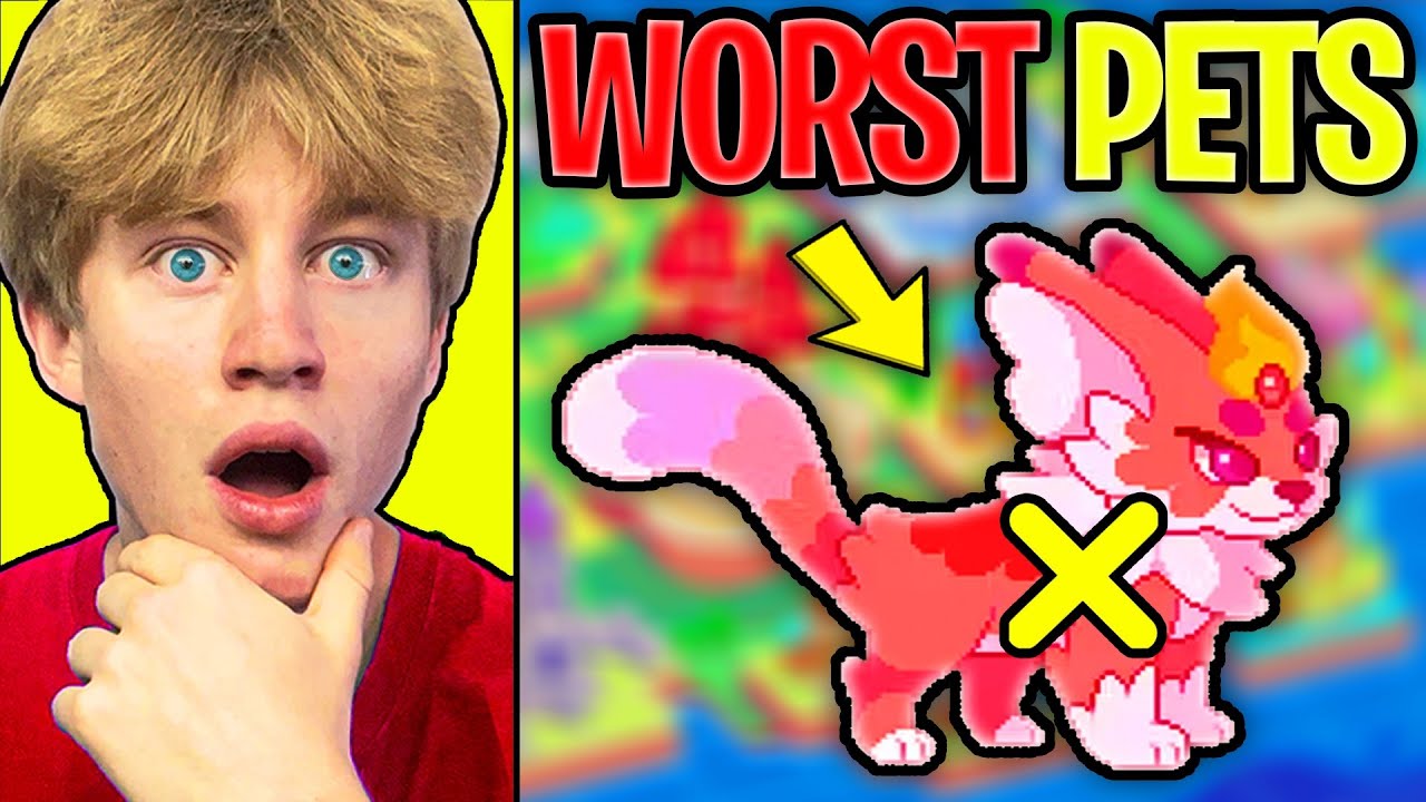 The Top 10 *WORST* PETS in PRODIGY!?!?! - YouTube