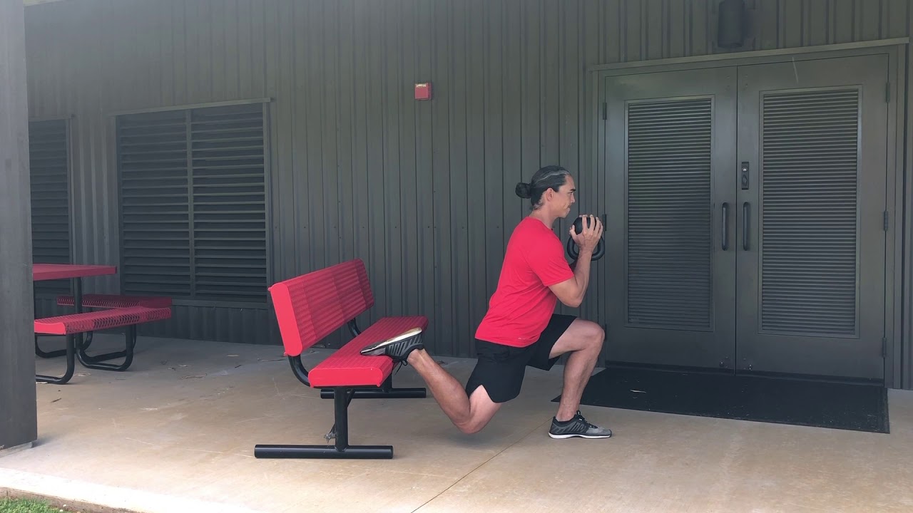 RFE Split Squat - YouTube