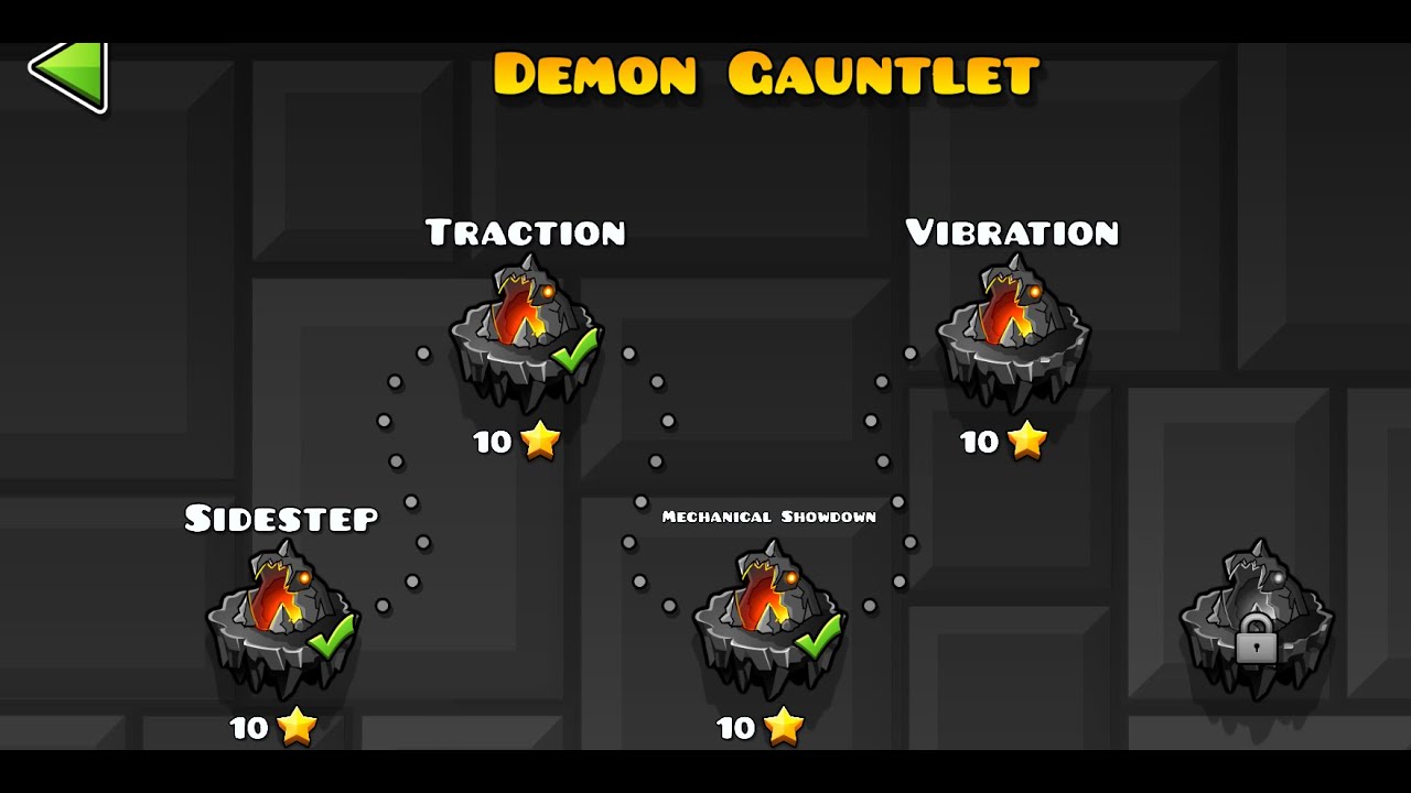 Прохожу Demon Gauntlet В Geometry Dash - YouTube